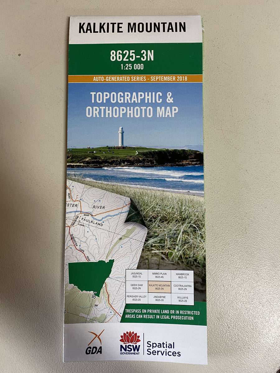Jindabyne 8625-3-S Map – High Country Outfitters