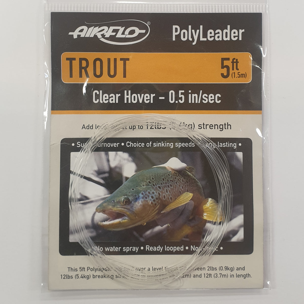 Airflo Poly Leader Clear Hover 5ft – High Country Outfitters